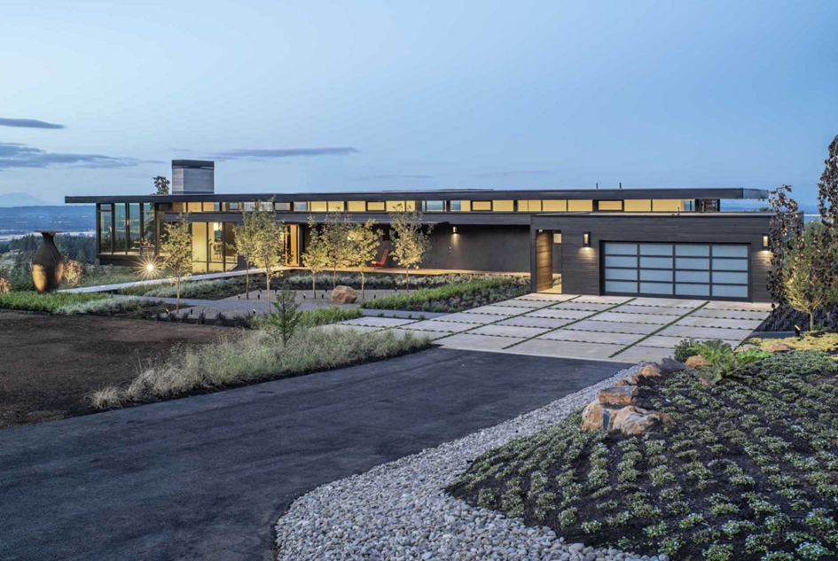 Horizontal Architecture Modern House in Oregon - Dream Home Designing